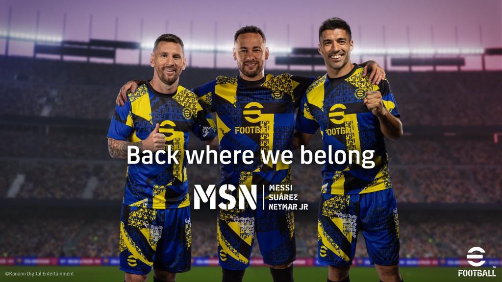 eFootball™ BRINGS LEGENDARY TRIO MSN BACK TO THE PITCH! | Konami ...