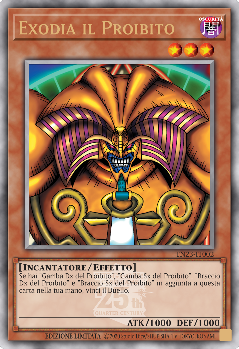 È TEMPO DI CELEBRARE! IL TIN 25º ANNIVERSARIO È DISPONIBILE ORA PER YU-GI-OH! GIOCO DI CARTE ...