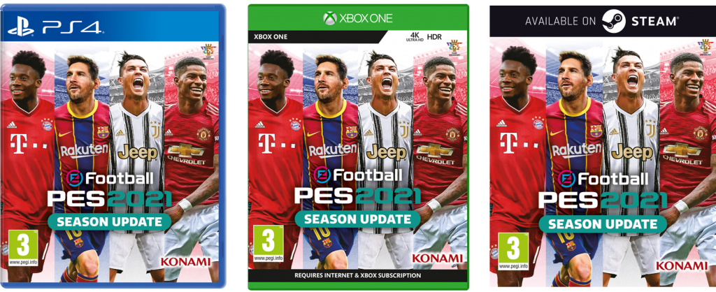 Final Cover Revealed For Efootball Pes 2021 Season Update Konami